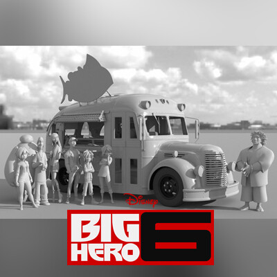 ArtStation - Sushi Bus