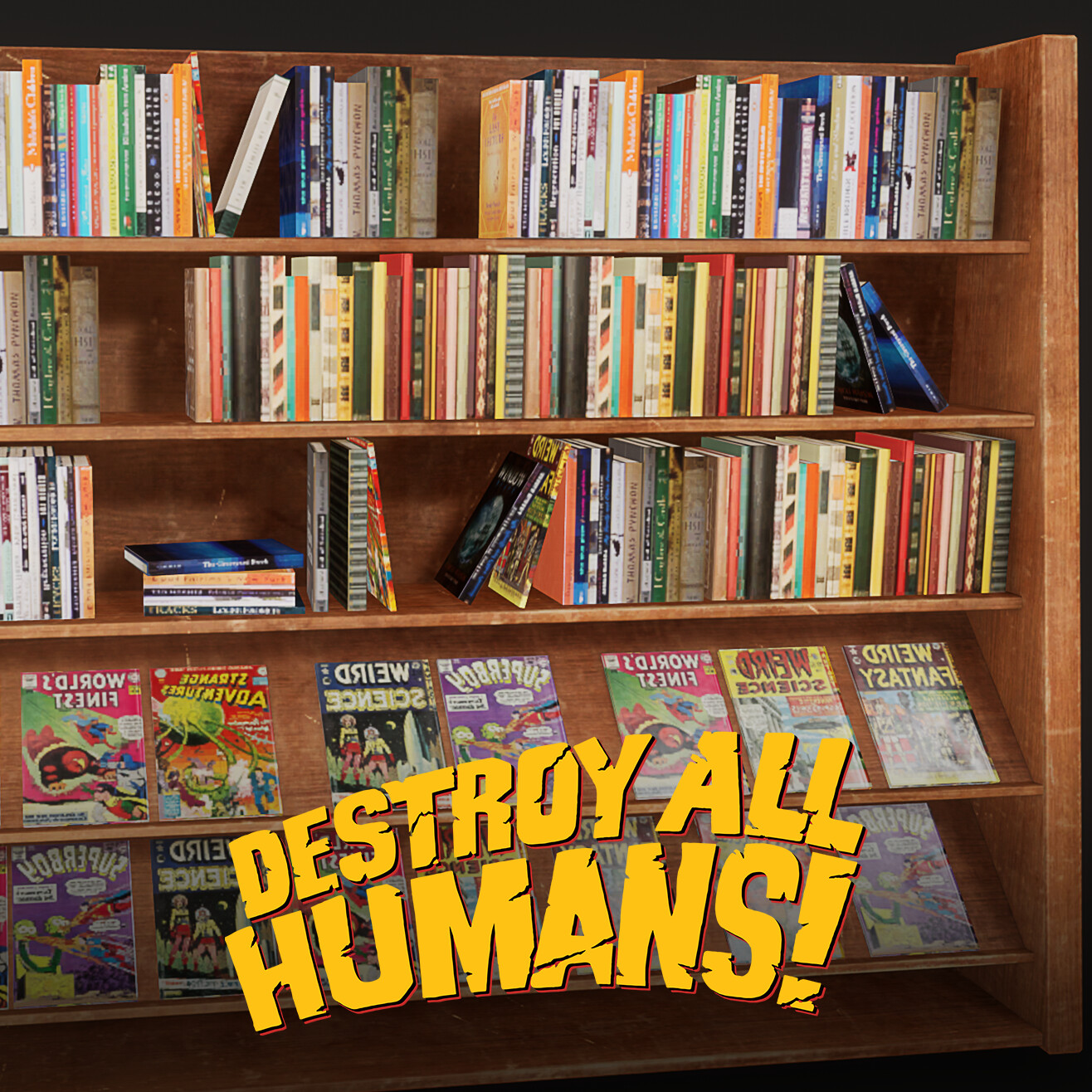 ArtStation - Bookshelf