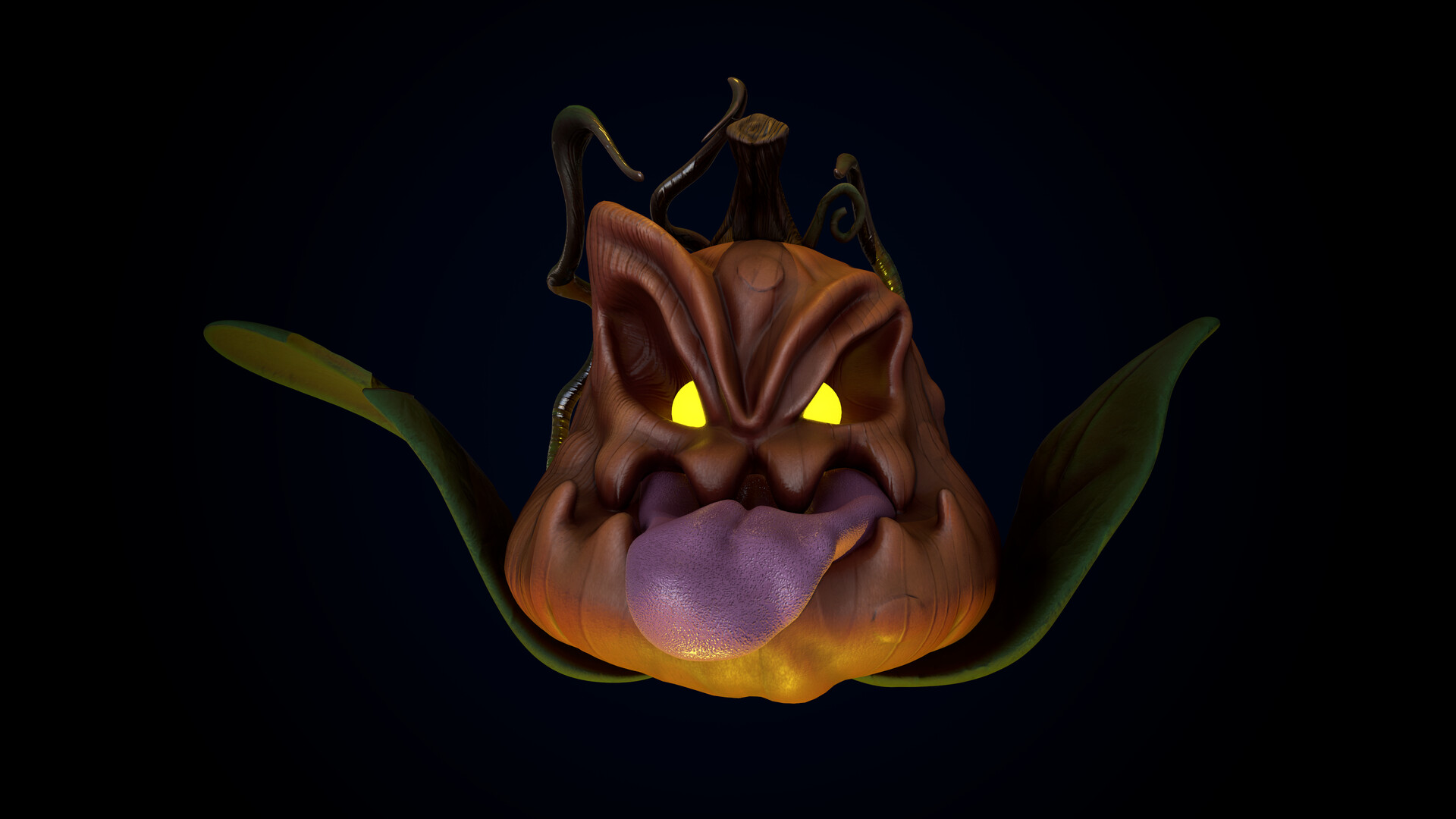 ArtStation - Spooky Pumpkin