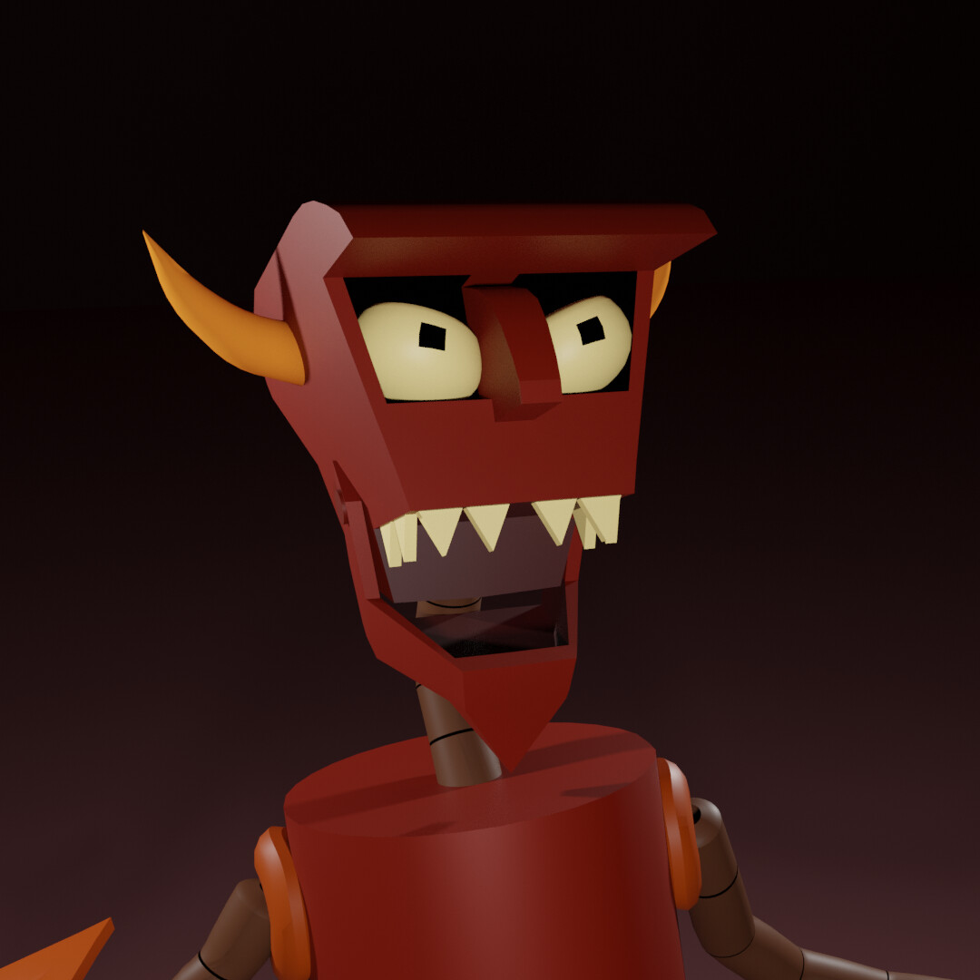 ArtStation - Beelzebot Model (from Futurama)