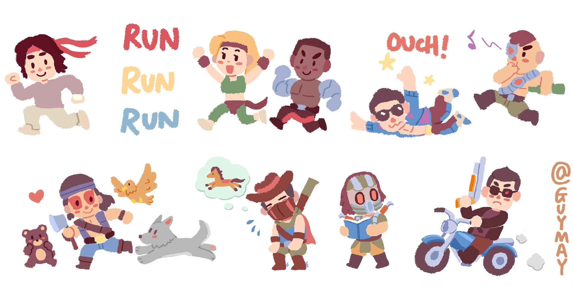 ArtStation - Run! Rambo! Run!