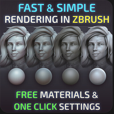 ArtStation - Rendering in ZBrush