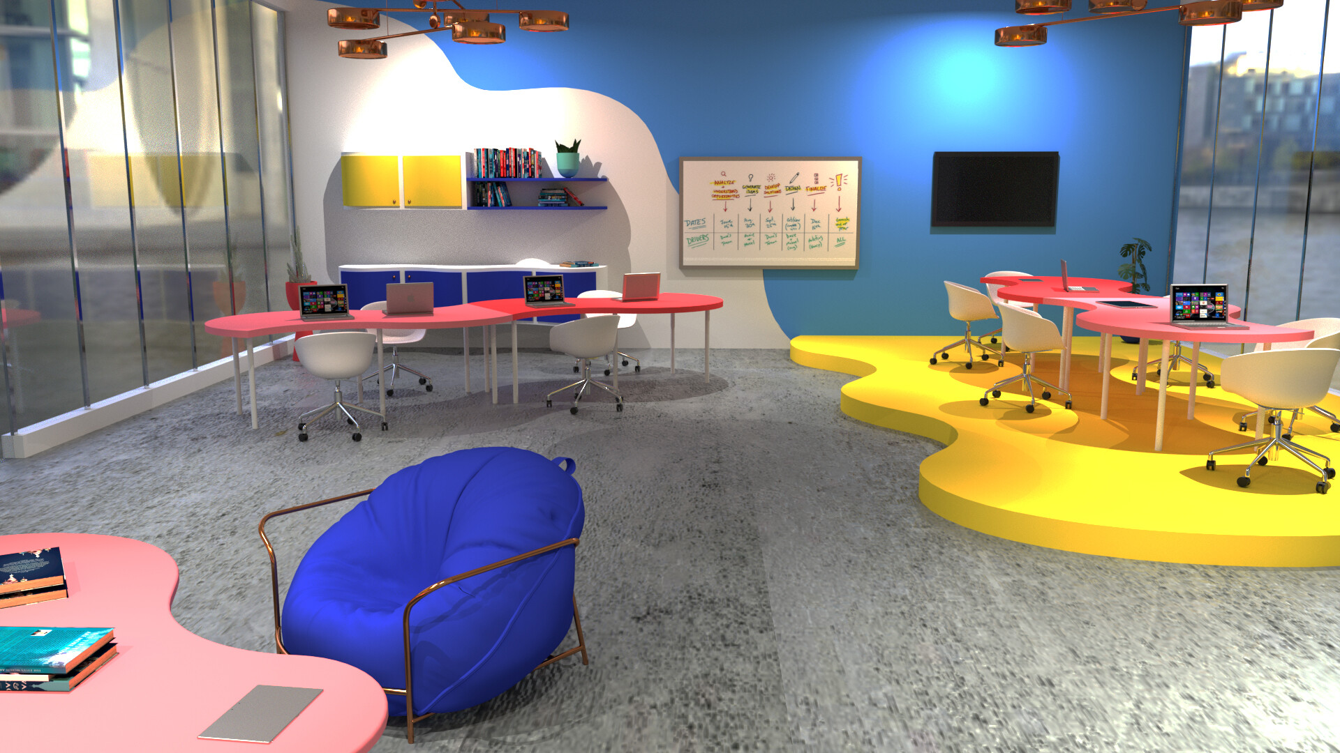 ArtStation - 3D Concept "Flamingo, Design and Illustration Studio"