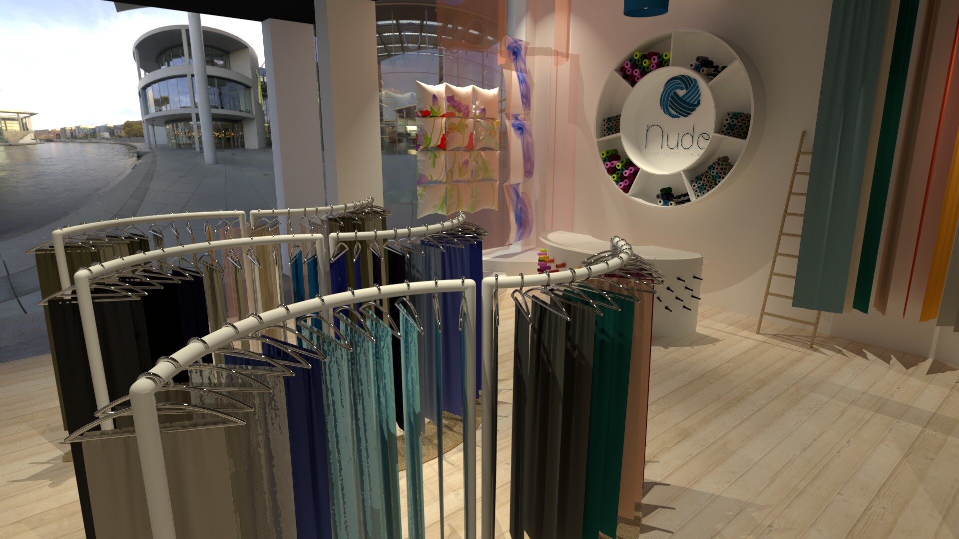 ArtStation - 3D Concept cloth store