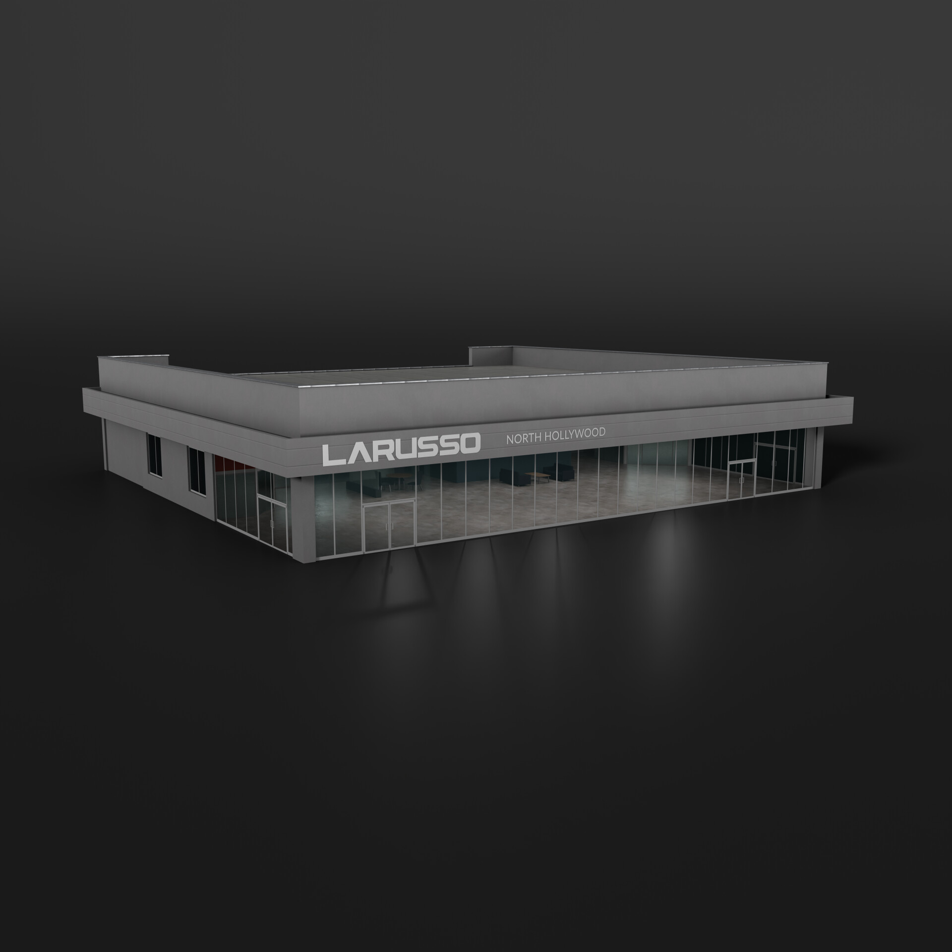 ArtStation - LaRusso Auto North Hollywood for Cities: Skylines
