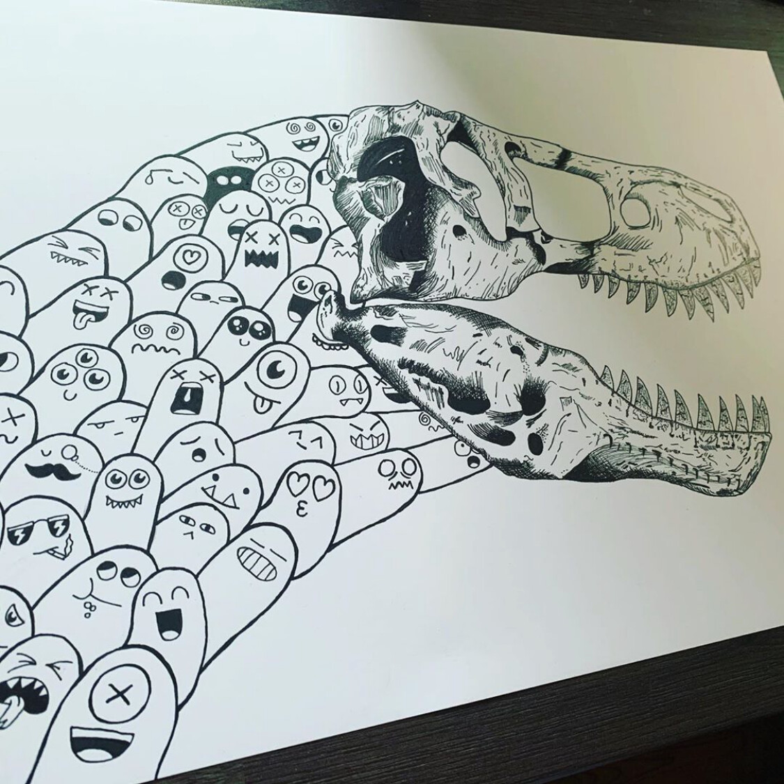 ArtStation - T-Rex Doodle