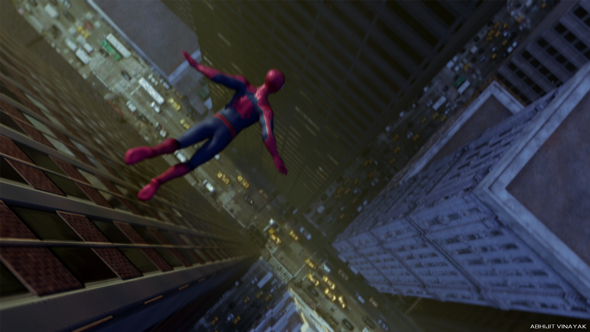 ArtStation - The Amazing Spiderman with Spiderverse Vibes