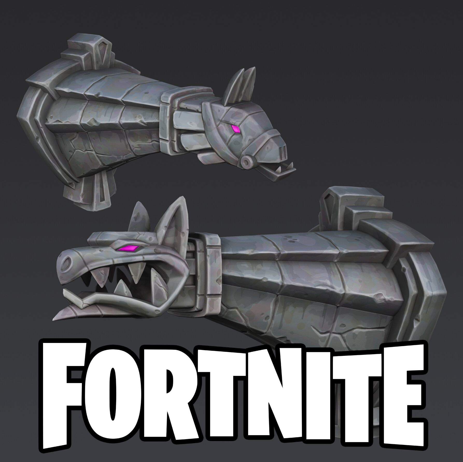 ArtStation - Fortnite - Gargoyle Textures