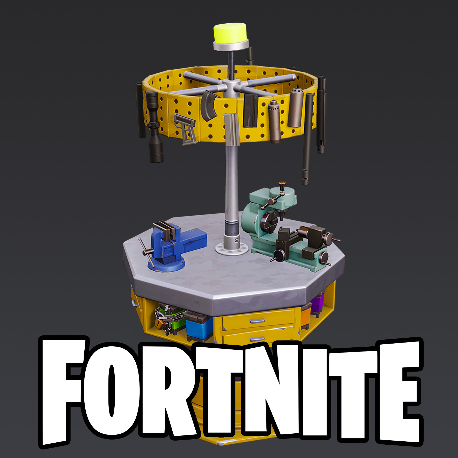 ArtStation - Fortnite - Upgrade Bench