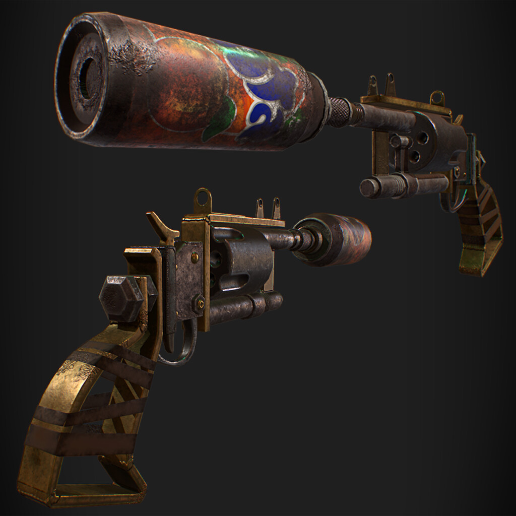 ArtStation - "Fallout" Pipe Revolver Fan-art