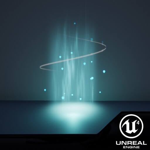 ArtStation - Anemo / Wind Jump Boost VFX - UE4 CASCADE