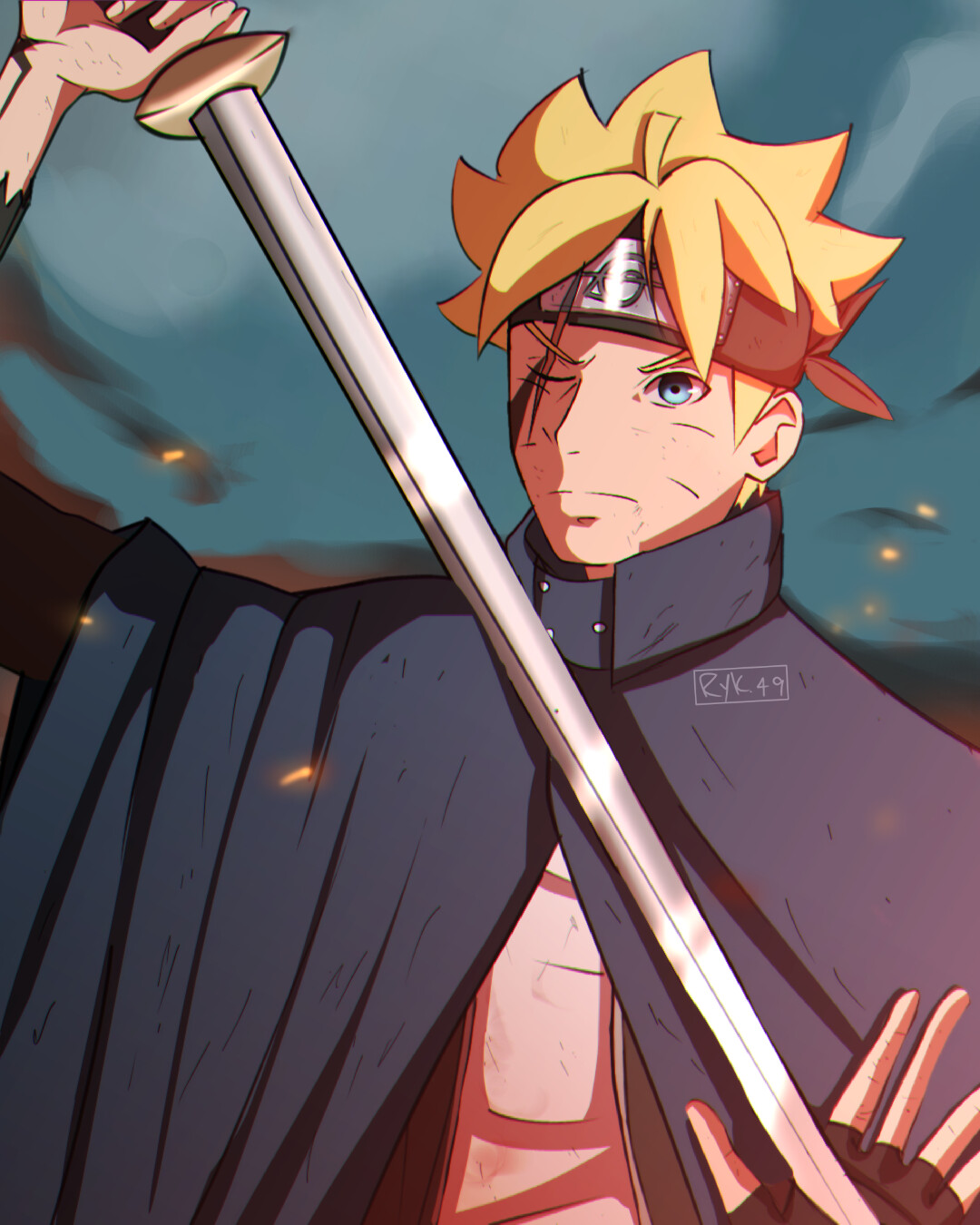 ArtStation - Boruto adolescente