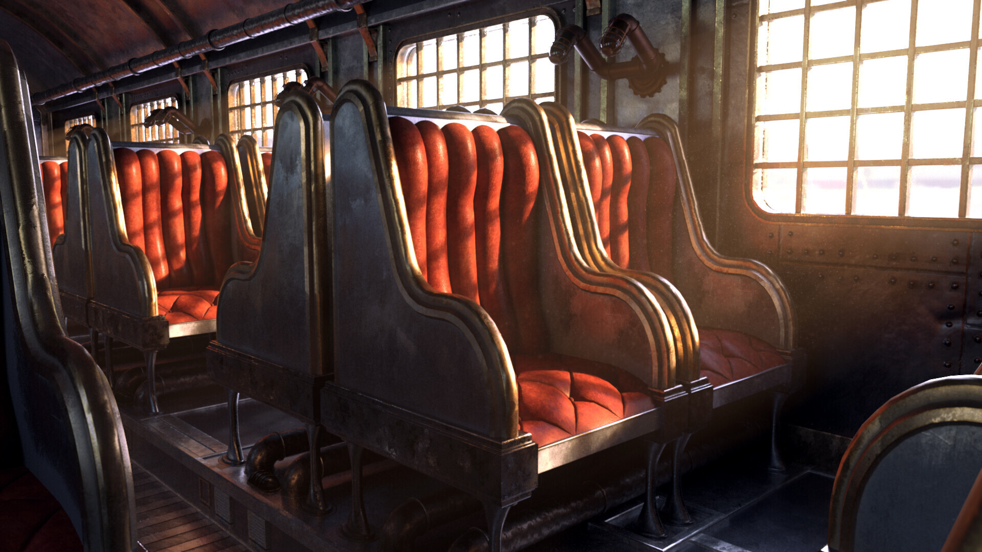 ArtStation - Steampunk train