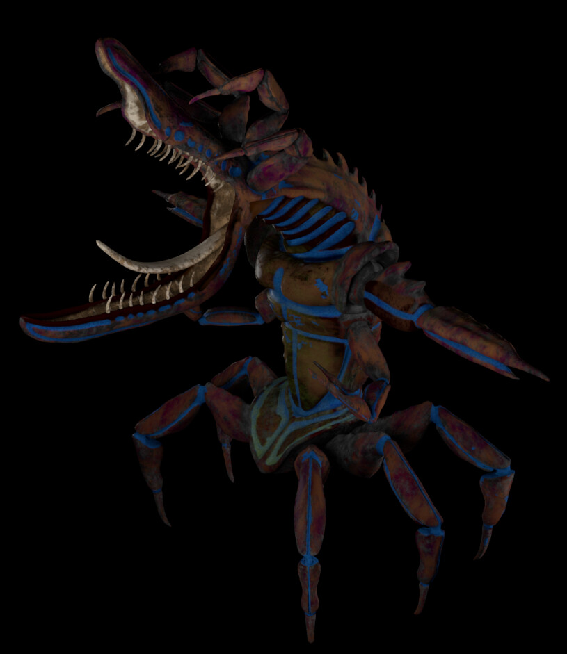 ArtStation - ShryKull from Abe's Oddysee in crab form