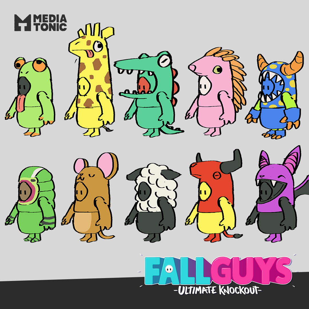 ArtStation - Fall Guys - Character Dev 06