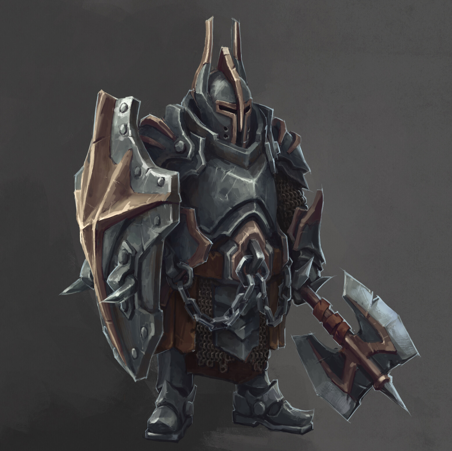 ArtStation - Knight in heavy armor