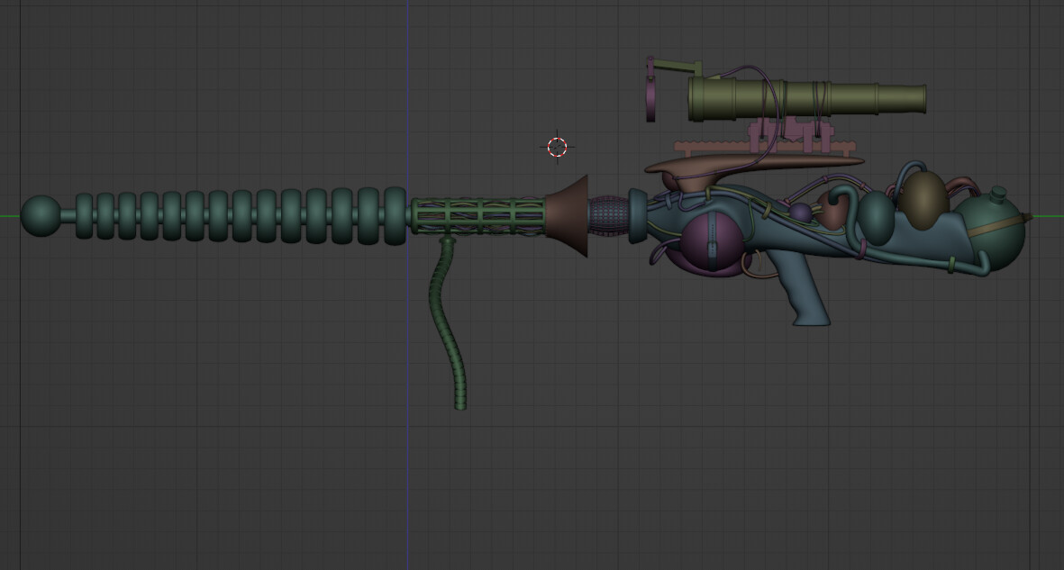 ArtStation - October 20th: Destroyed buildings, Teslapunk gun ...