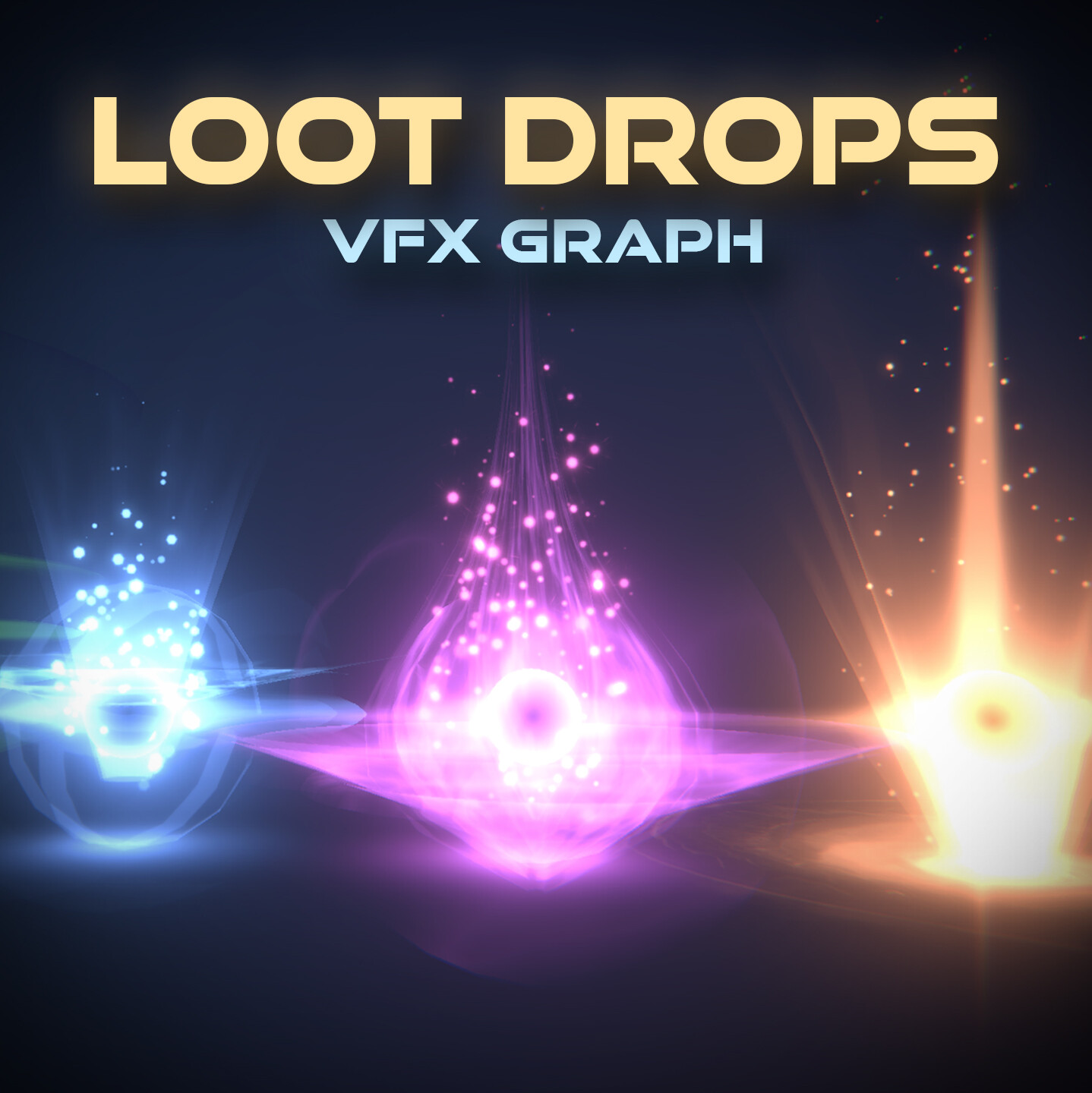 ArtStation - Unity VFX Graph - Loot Drop Effects