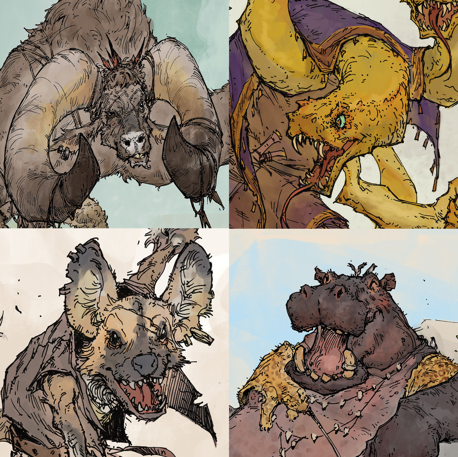 ArtStation - Inktober Part II