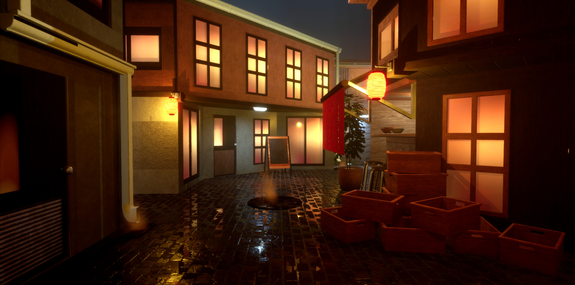 ArtStation - Japanese Alley Modular Environment