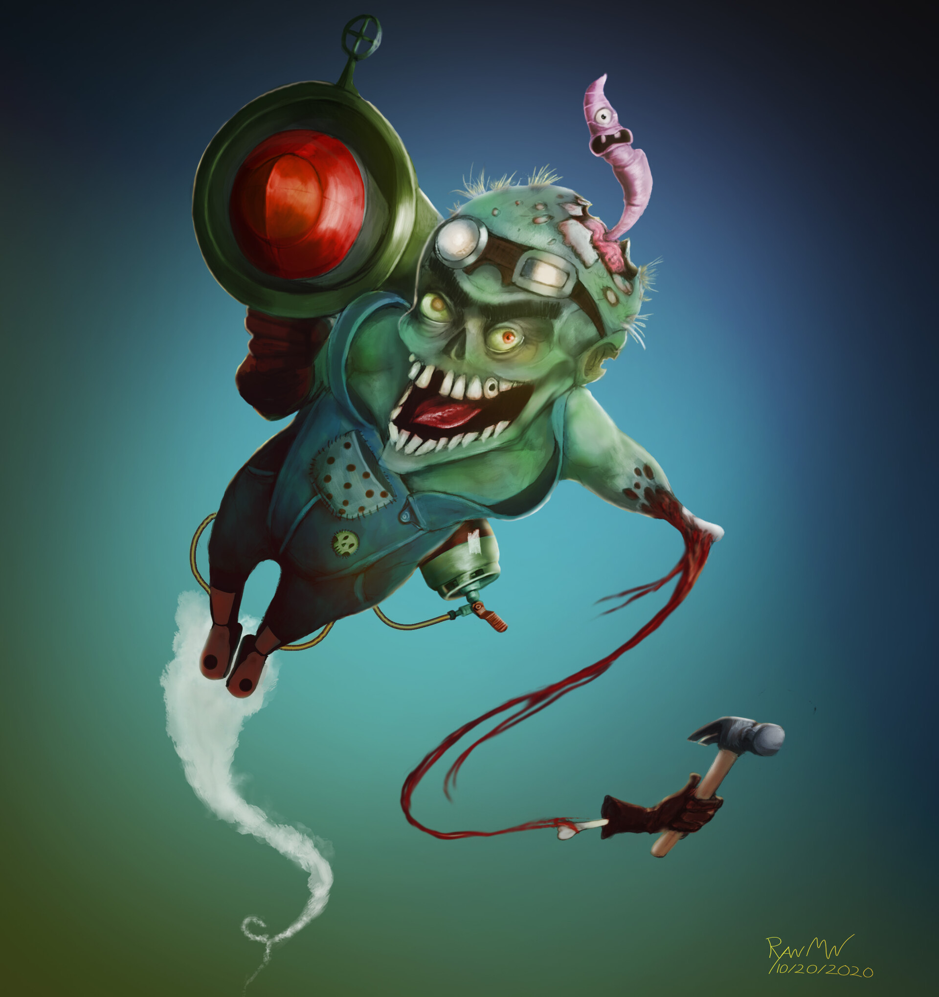 ArtStation - Rocket Zombie