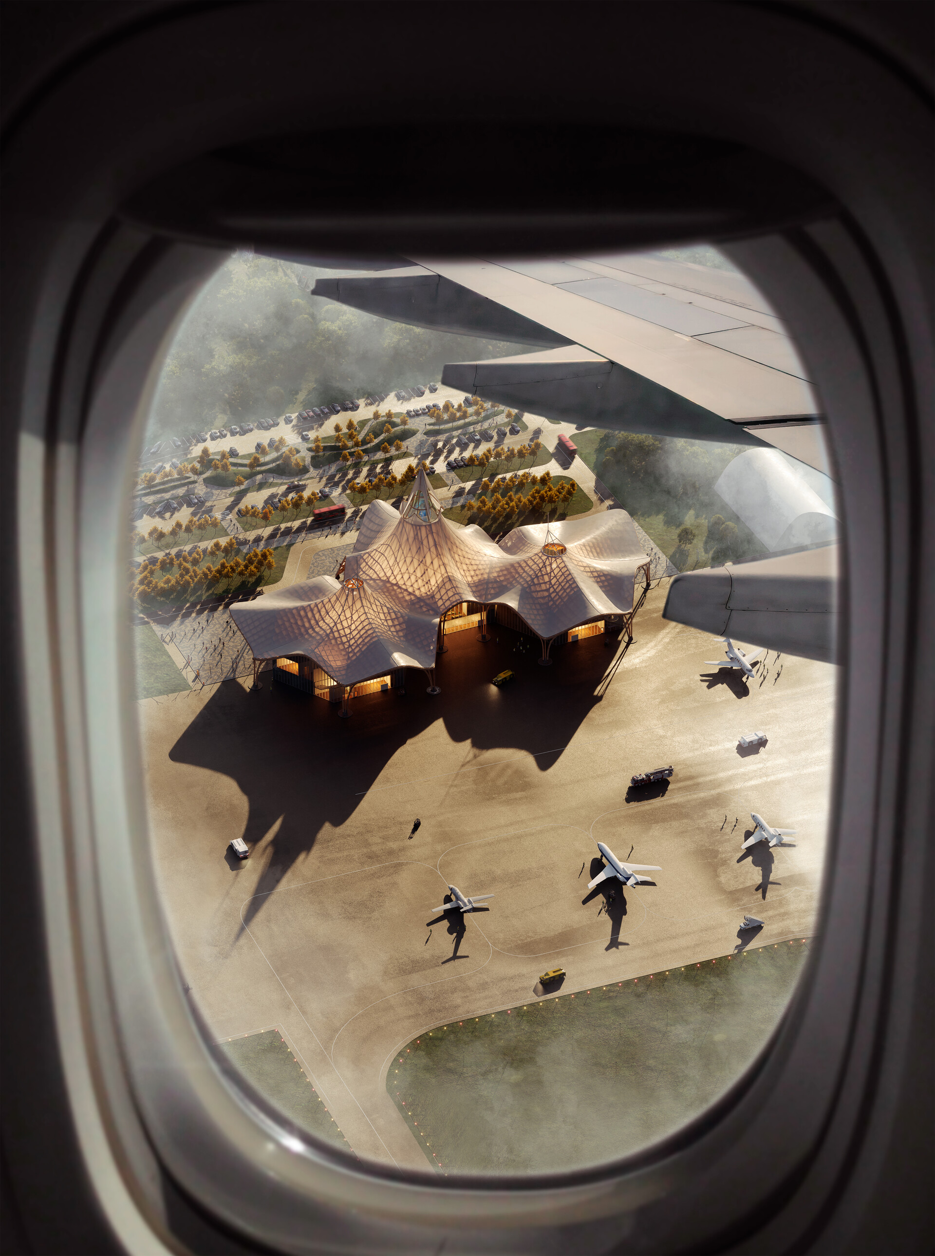 ArtStation - Airport "Hovering Shawl"