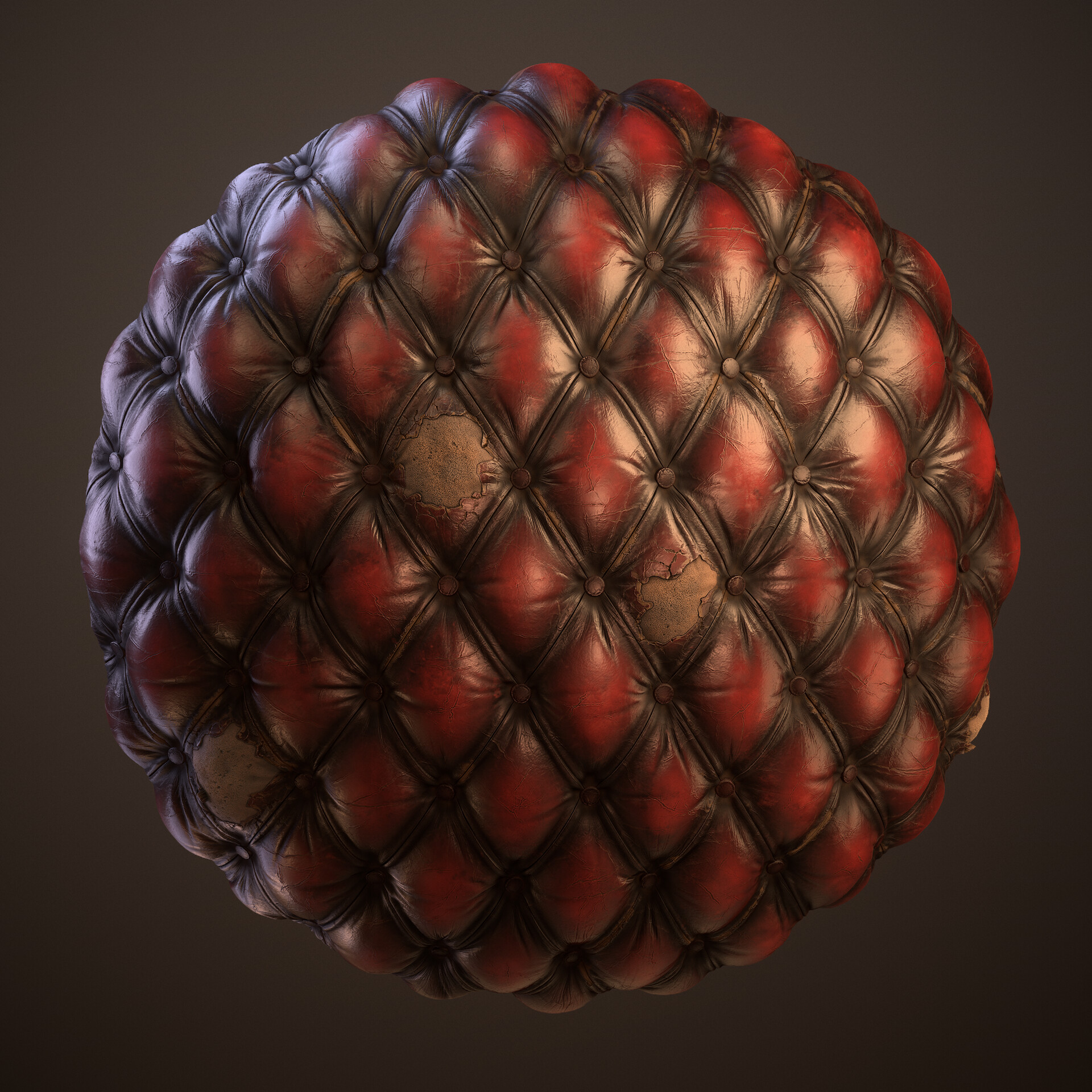 ArtStation - Leather Diamond Pattern - Substance Designer