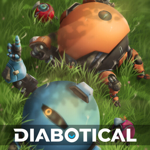 ArtStation - Happy- Diabotical music track cover art