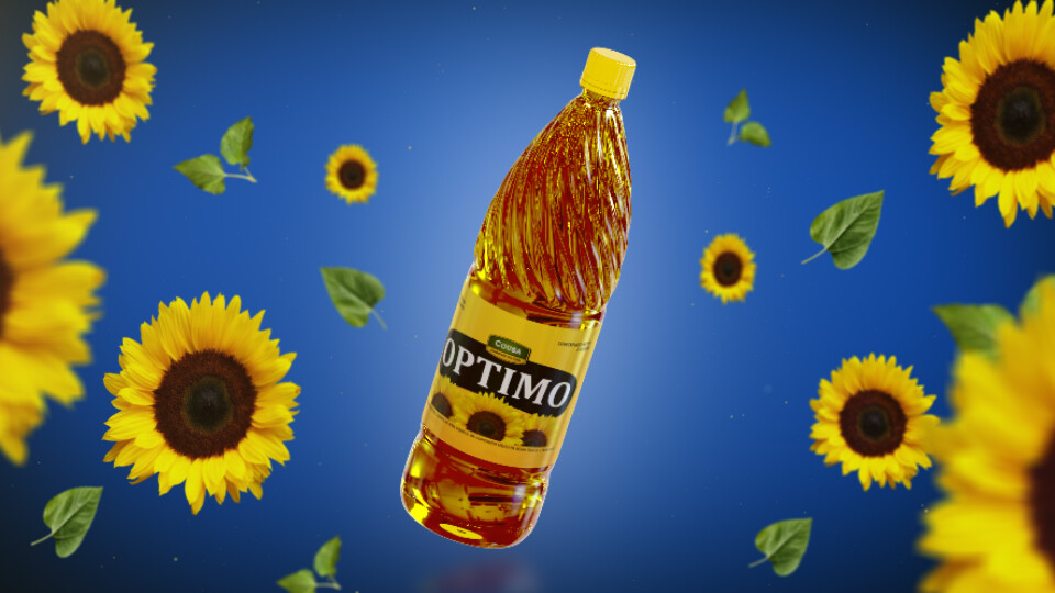ArtStation - Sunflower Oil Animation | Product Render
