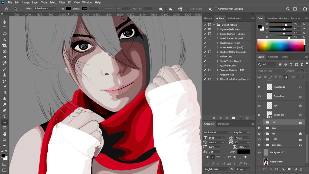 ArtStation - #Done in Photoshop VexelArt , Peripheral "mouse"