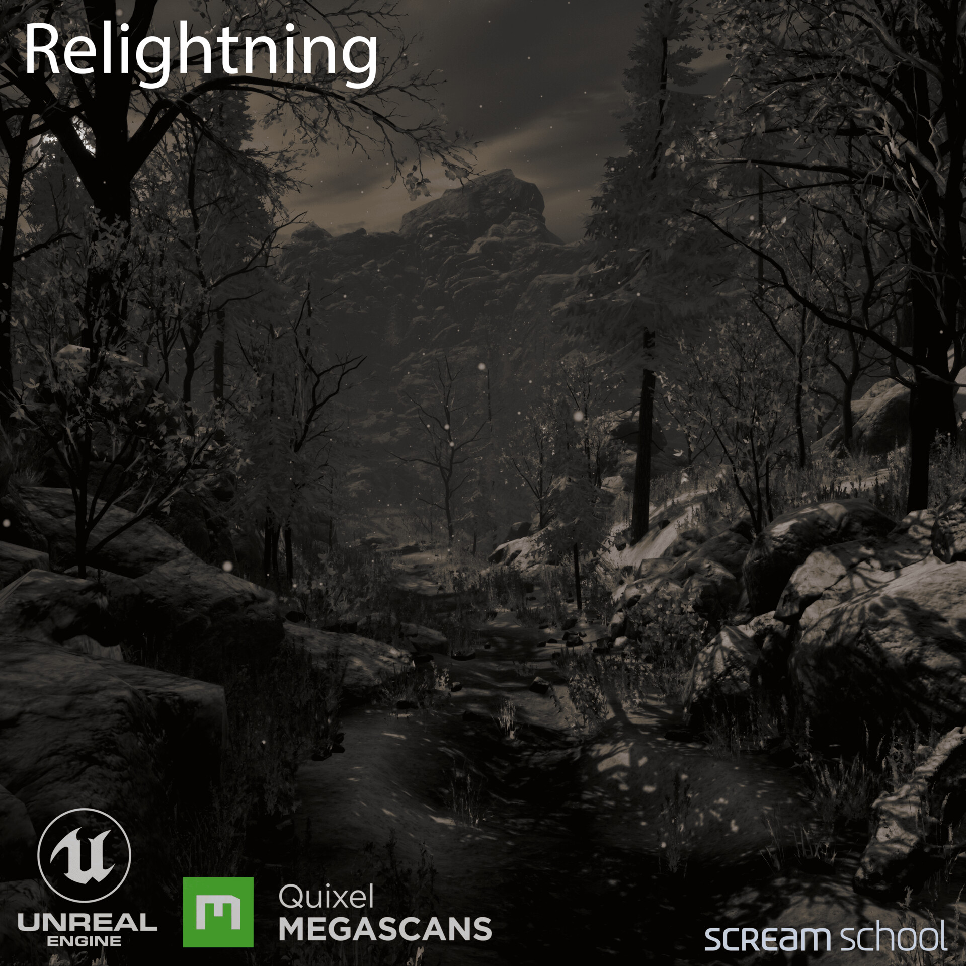 ArtStation - Smog relight. Winter map