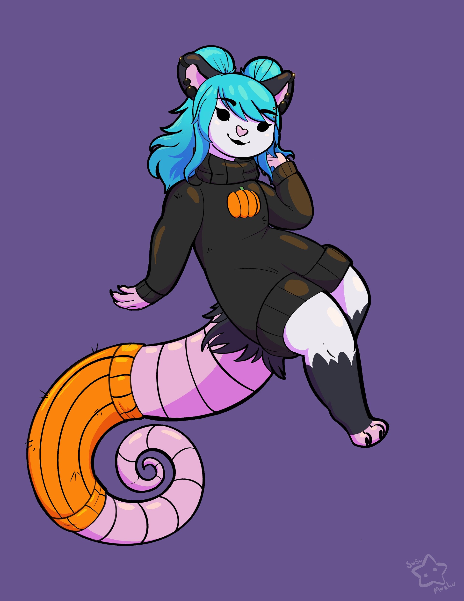 ArtStation - Halloween possum commission