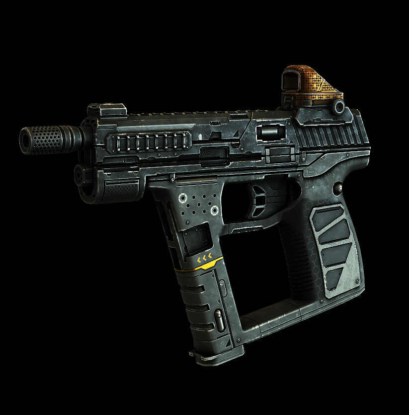 ArtStation - Storm Engineer Pistol with texture