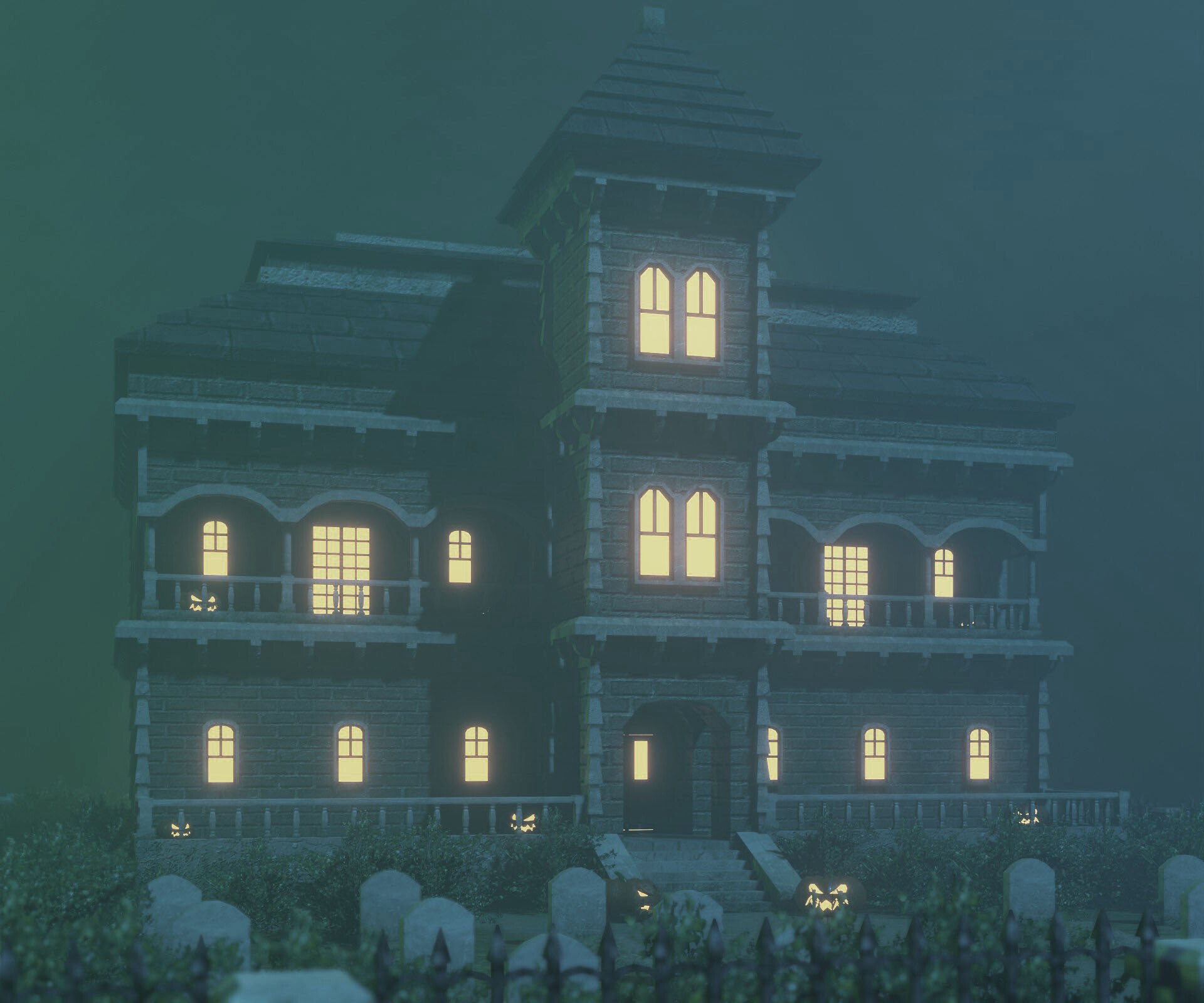 ArtStation - Cemetery House