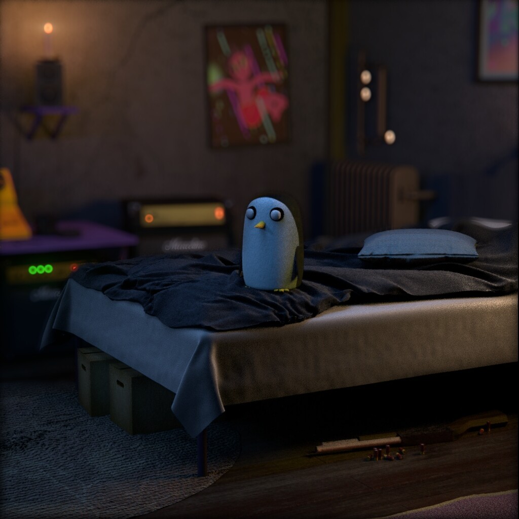 ArtStation - Adventure Time: Marceline Bedroom