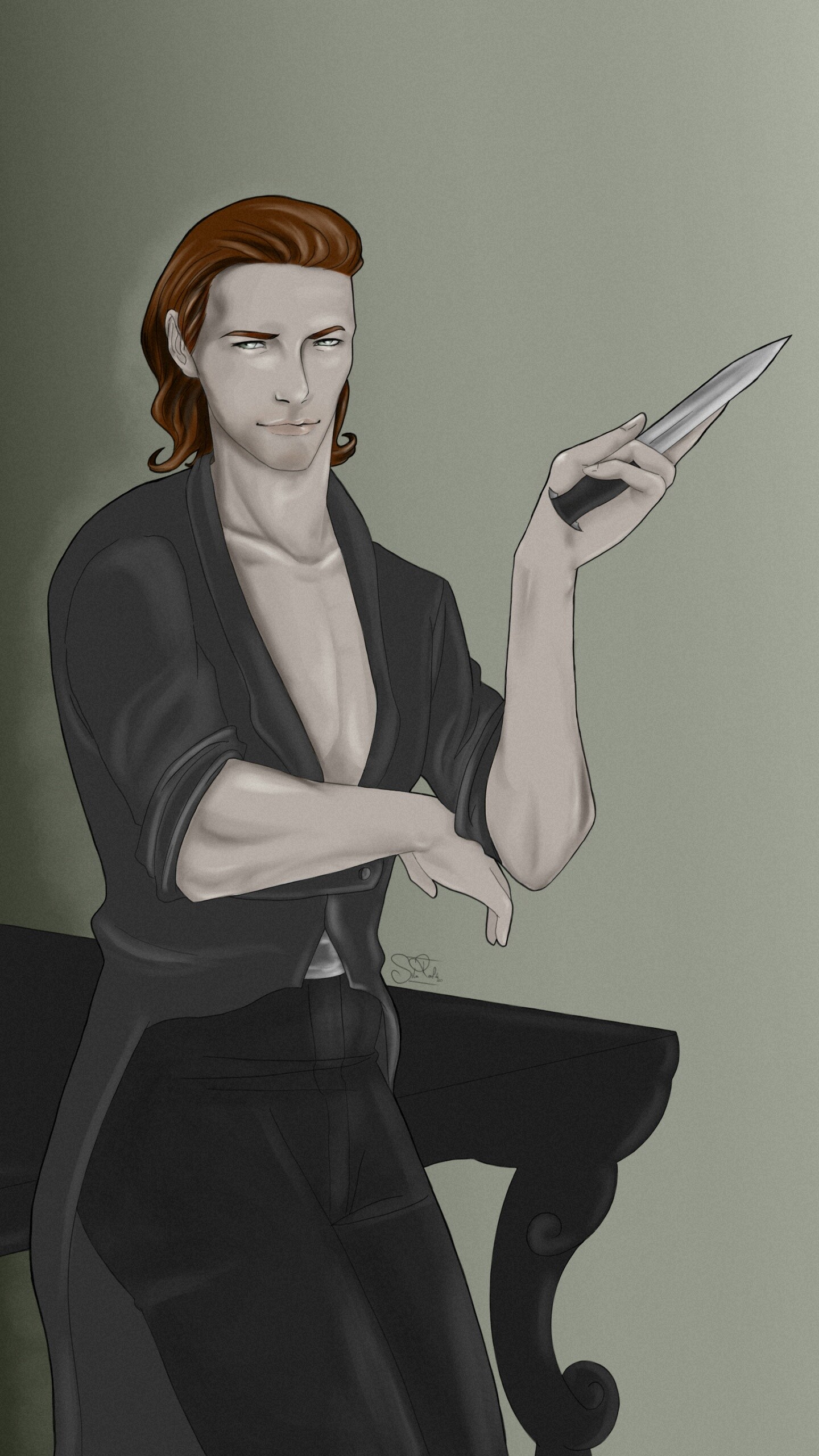 ArtStation - Man with a Dagger