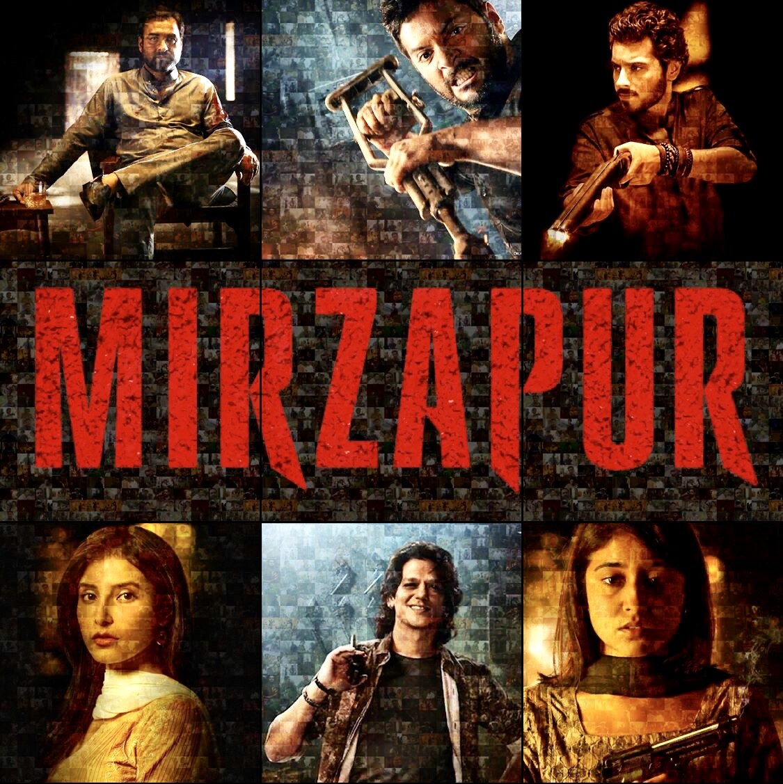 ArtStation - Mirzapur 2 - Photo Mosaic