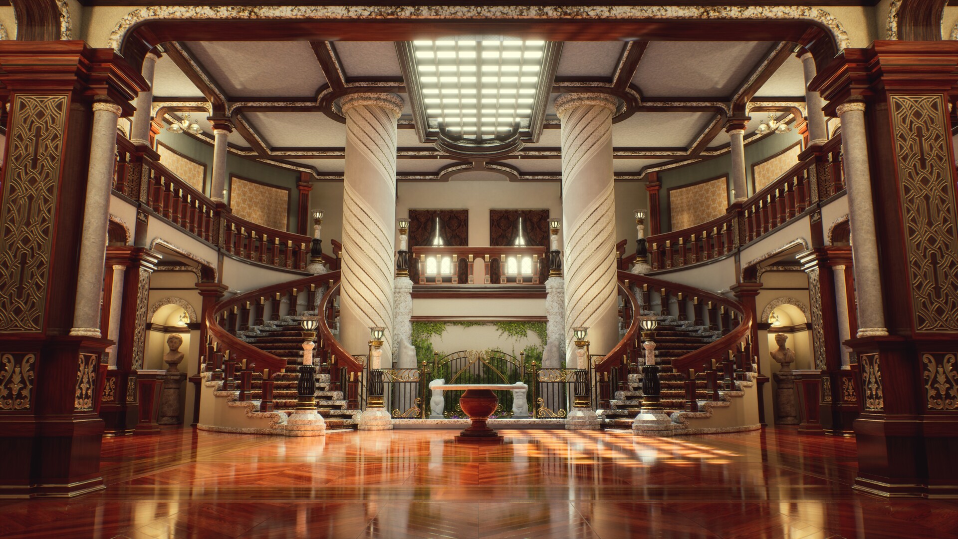 ArtStation - Victorian Entryway (WIP)