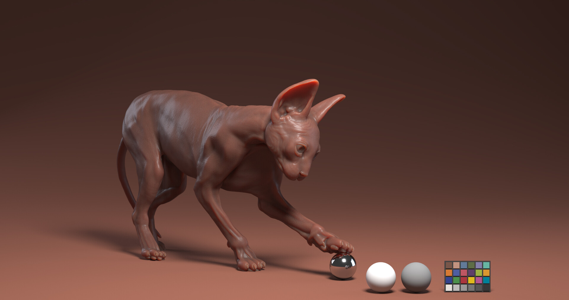 ArtStation - Sphynx Cat