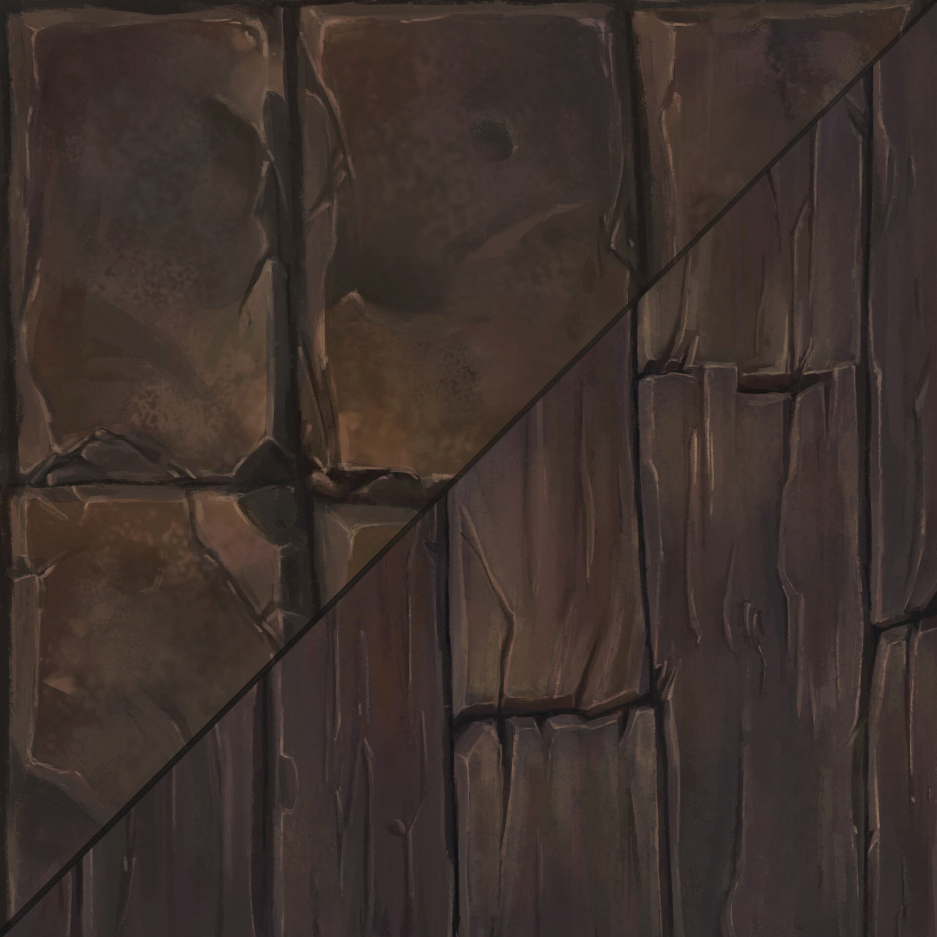 ArtStation - Handpainted Textures Practice