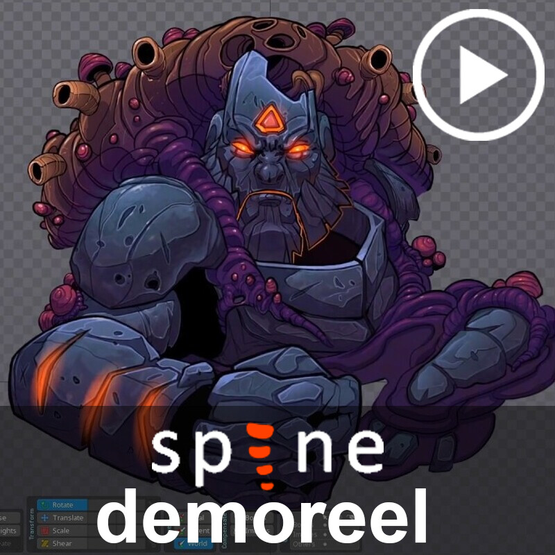 ArtStation - Spine Demo Reel - 2D Skeletal Animation - Julio Duque ...