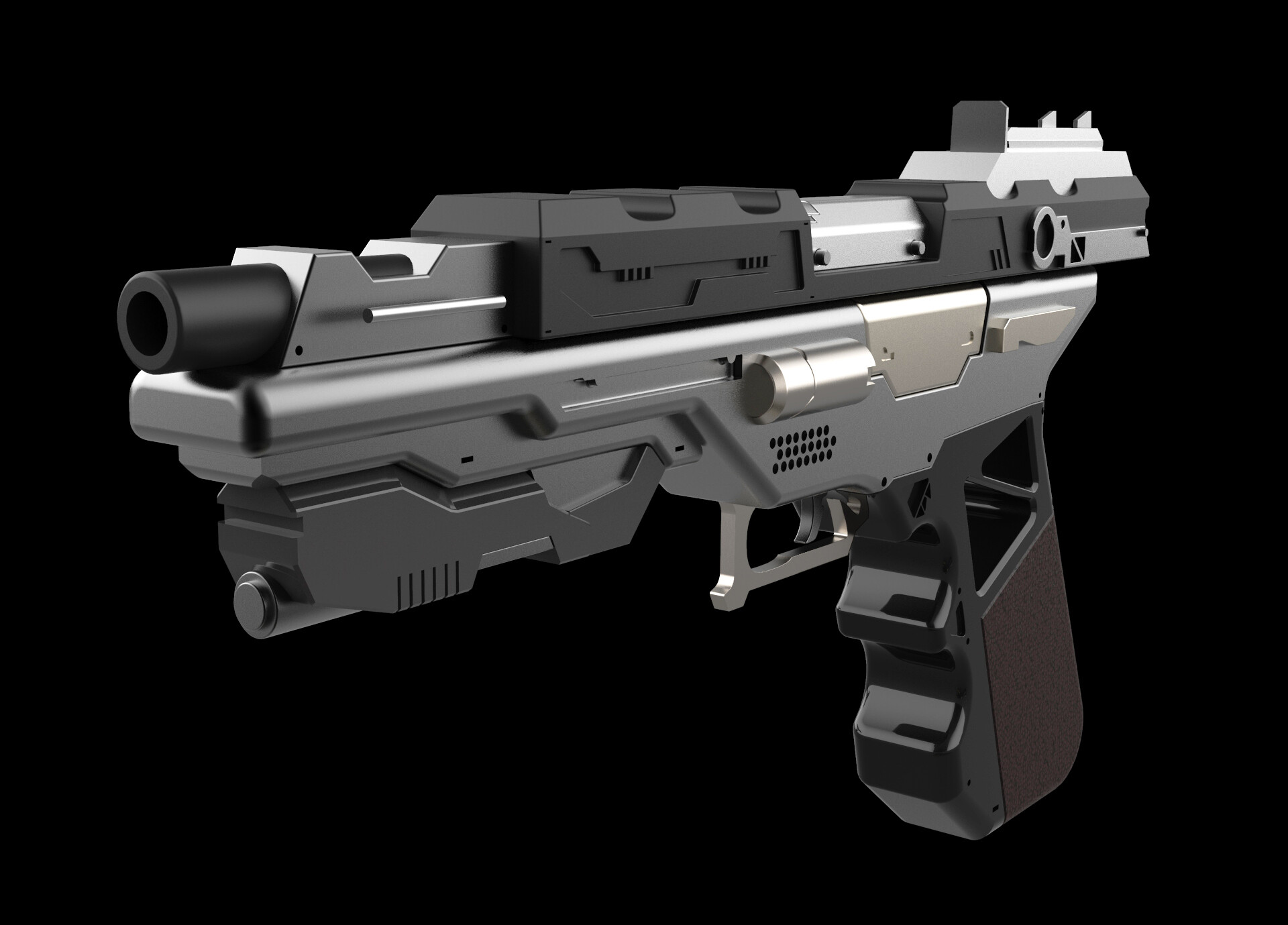 ArtStation - Sci-Fi Glock Model 45