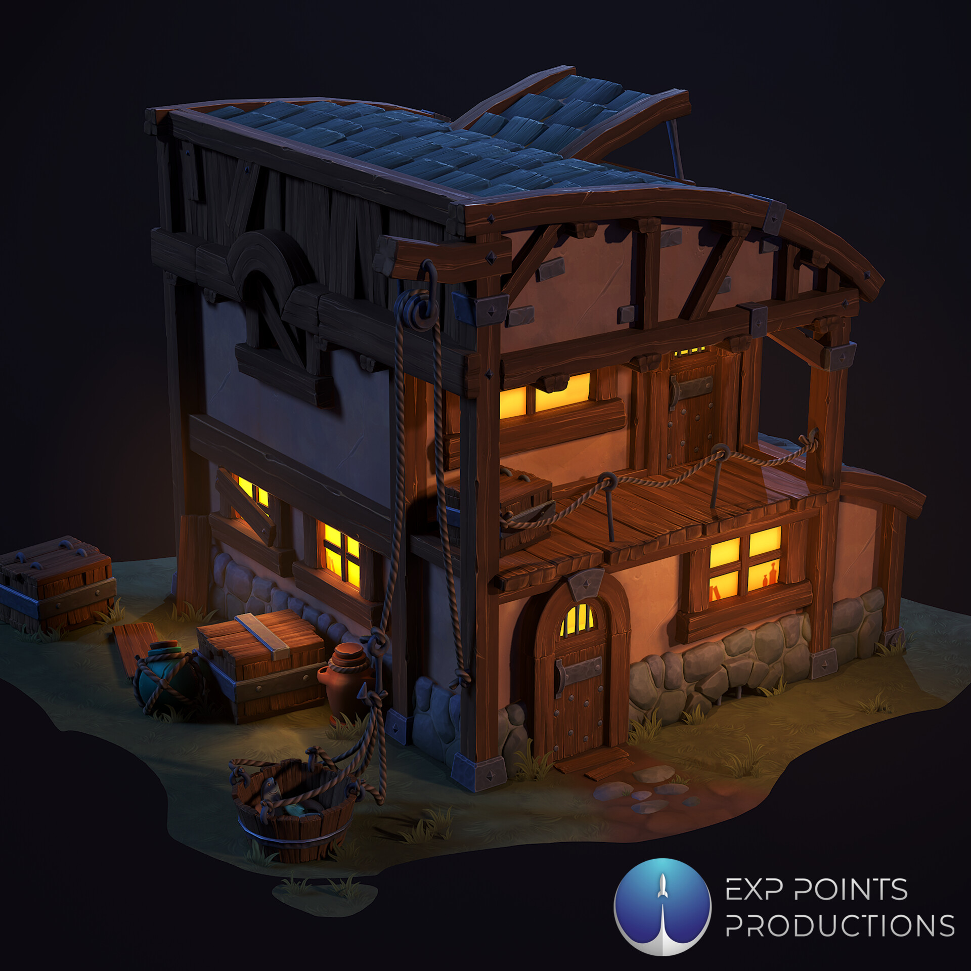ArtStation - Harbor House // Stylized Environment Tutorial