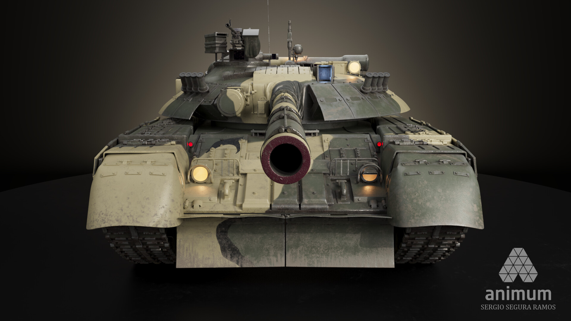 ArtStation - T-80UD tank