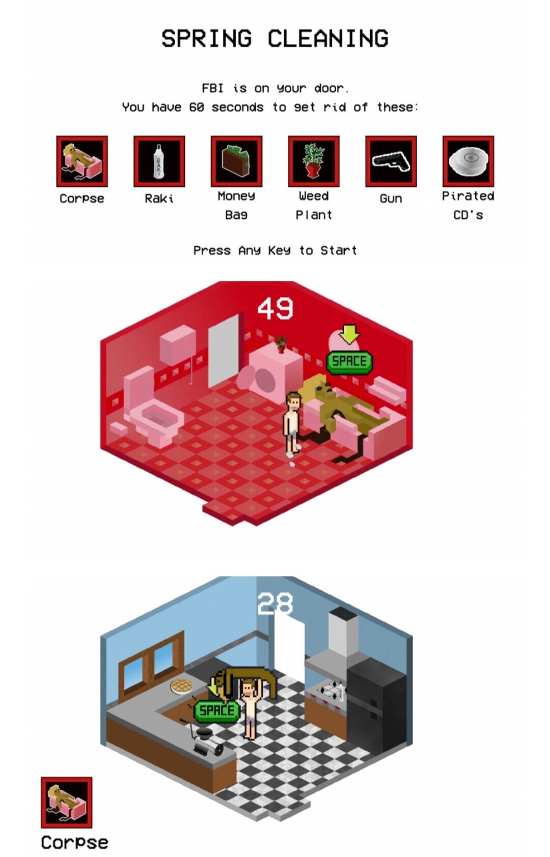 ArtStation - Spring Cleaning (jam gameplay video)