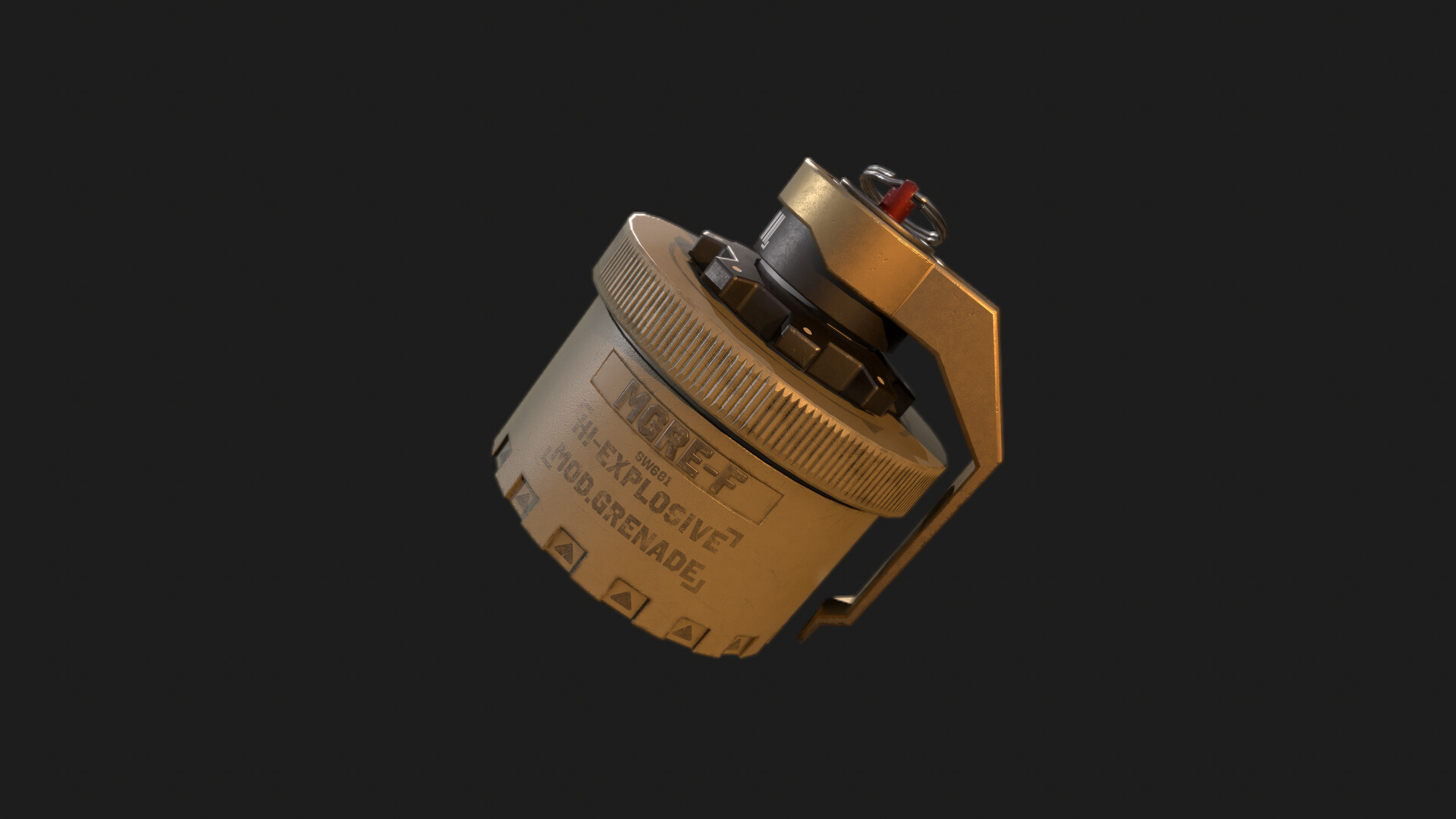 ArtStation - PBR Explosive modular grenade