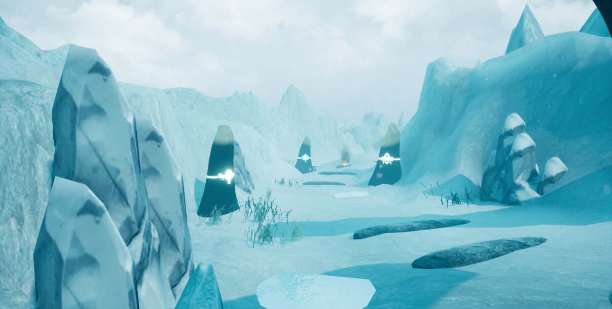 ArtStation - Snowy Mountain Game Environment (2018)