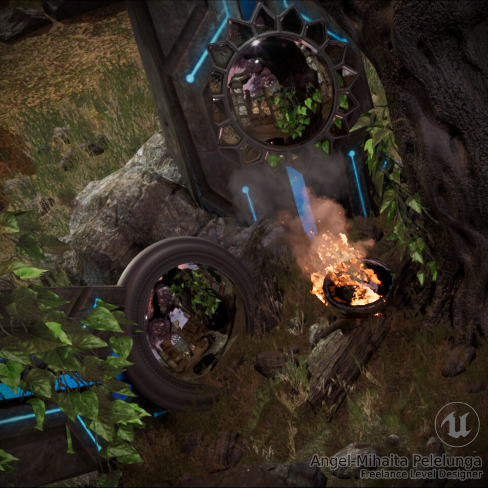 ArtStation - Broken Artifact Tree - Ray Tracing Training