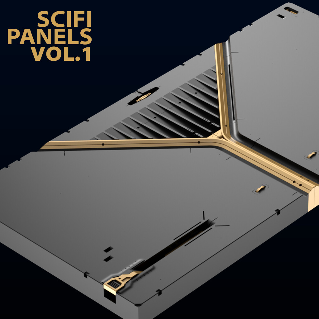 ArtStation - SciFi Panels Vol.1