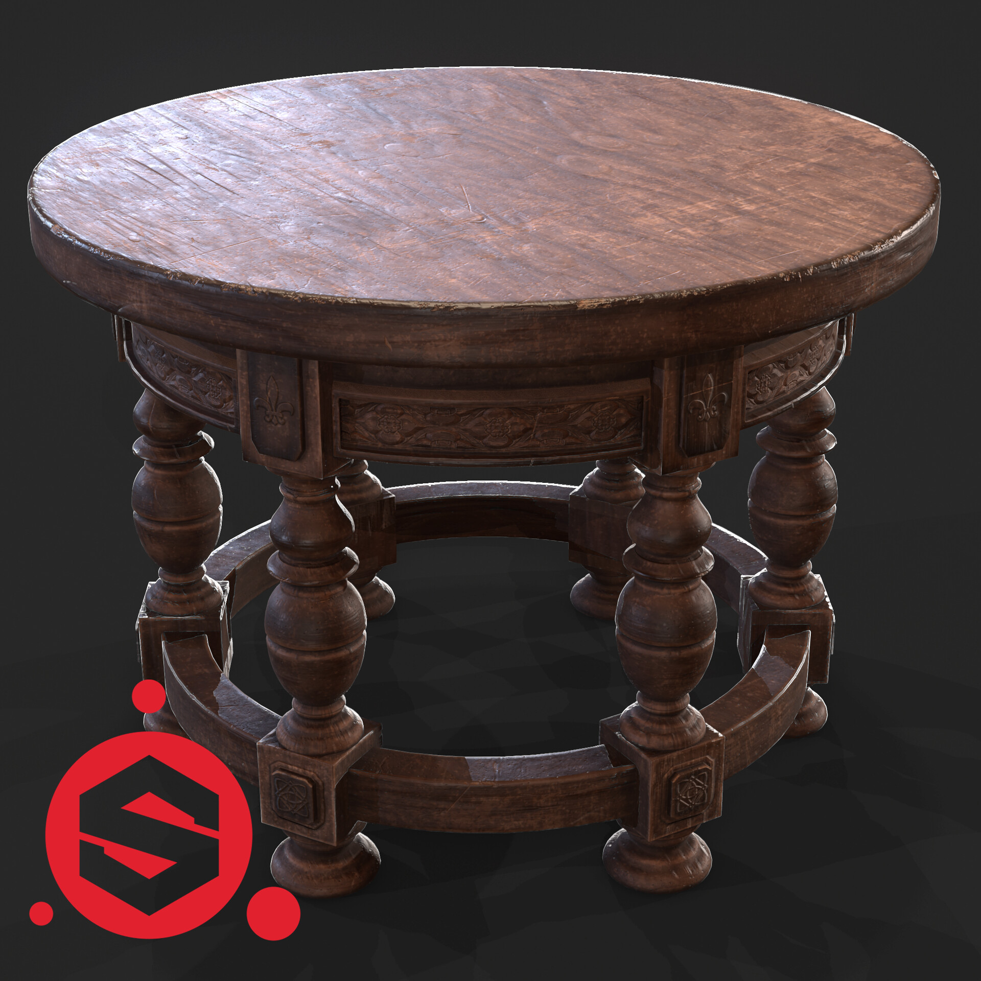 ArtStation - Wodden Table
